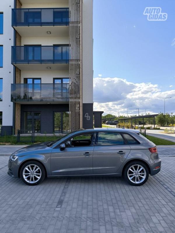Pelēks Audi A3 2015 Viļņa, ar dzinēja tilpumu 1.40 L un nobraukumu 225 tūkst. km par 8300 €, foto 4 vietnē AUTOMOTO.COM.LV
