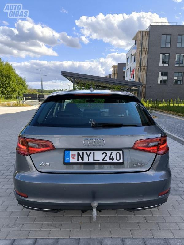Pelēks Audi A3 2015 Viļņa, ar dzinēja tilpumu 1.40 L un nobraukumu 225 tūkst. km par 8300 €, foto 6 vietnē AUTOMOTO.COM.LV