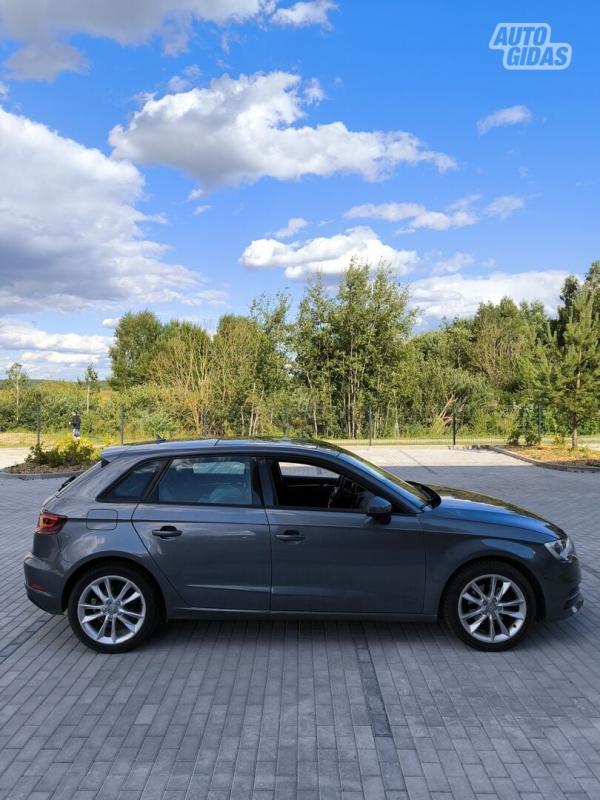 Pelēks Audi A3 2015 Viļņa, ar dzinēja tilpumu 1.40 L un nobraukumu 225 tūkst. km par 8300 €, foto 8 vietnē AUTOMOTO.COM.LV