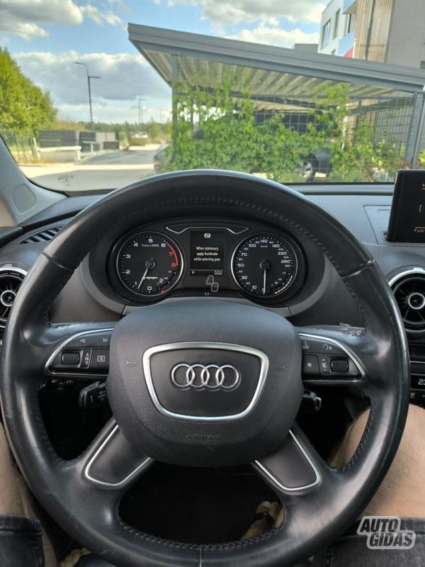 Pelēks Audi A3 2015 Viļņa, ar dzinēja tilpumu 1.40 L un nobraukumu 225 tūkst. km par 8300 €, foto 10 vietnē AUTOMOTO.COM.LV