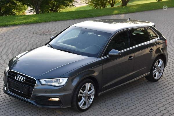 Pelēks Audi A3 2015 Viļņa, ar dzinēja tilpumu 1.40 L un nobraukumu 229 tūkst. km par 8800 €, foto 4 vietnē AUTOMOTO.COM.LV