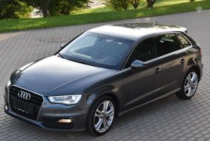Grey Audi A3 2015 in Vilnius, with an engine capacity of 1.40 L and mileage of 229 thousand km for 8800 €, photo 4 on AUTOMOTO.COM.LV