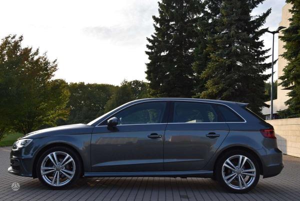 Pelēks Audi A3 2015 Viļņa, ar dzinēja tilpumu 1.40 L un nobraukumu 229 tūkst. km par 8800 €, foto 9 vietnē AUTOMOTO.COM.LV