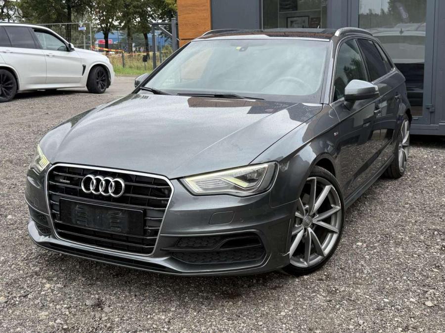 Grey Audi A3 2015 in Kaunas, with an engine capacity of 2.00 L and mileage of 329 thousand km for 8750 €, photo 1 on AUTOMOTO.COM.LV