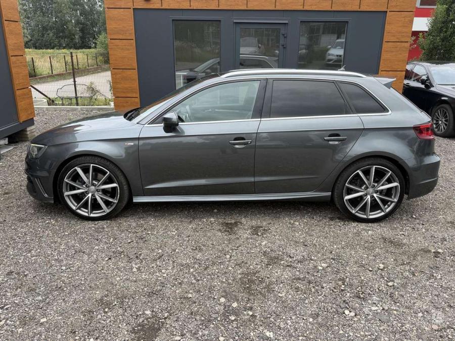 Grey Audi A3 2015 in Kaunas, with an engine capacity of 2.00 L and mileage of 329 thousand km for 8750 €, photo 4 on AUTOMOTO.COM.LV