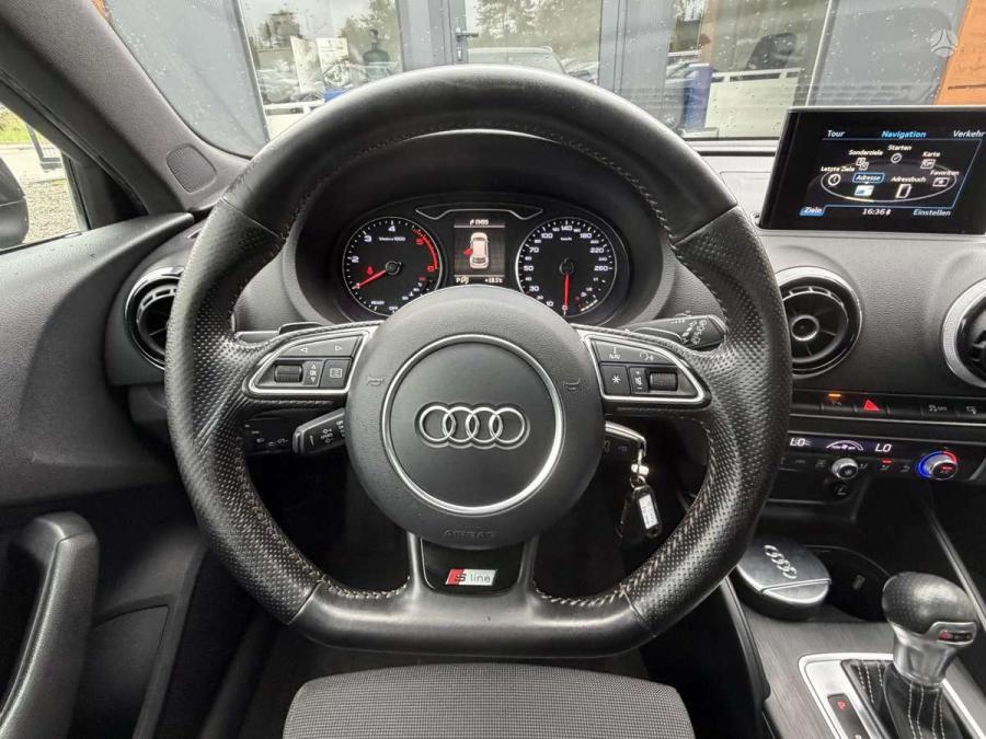 Grey Audi A3 2015 in Kaunas, with an engine capacity of 2.00 L and mileage of 329 thousand km for 8750 €, photo 23 on AUTOMOTO.COM.LV