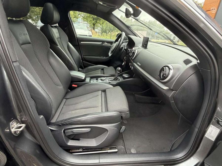 Grey Audi A3 2015 in Kaunas, with an engine capacity of 2.00 L and mileage of 329 thousand km for 8750 €, photo 31 on AUTOMOTO.COM.LV
