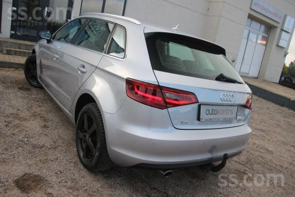 Pelēks Audi A3 2015 Tukums, ar dzinēja tilpumu 1.60 L un nobraukumu 284 tūkst. km par 9858 €, foto 5 vietnē AUTOMOTO.COM.LV