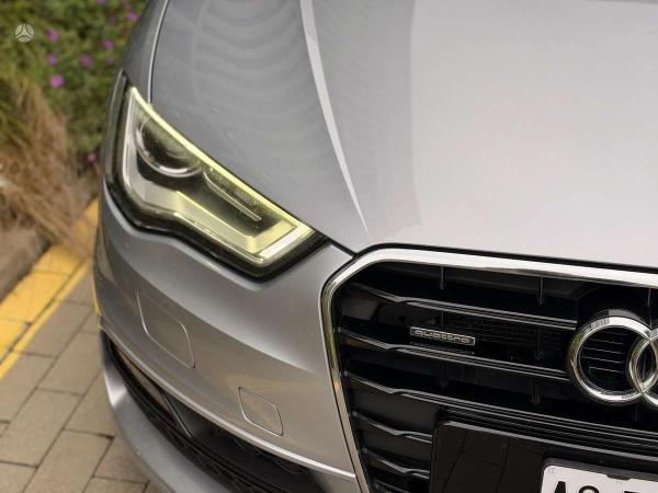 Grey Audi A3 2015 in Vilnius, with an engine capacity of 1.97 L and mileage of 285 thousand km for 9450 €, photo 8 on AUTOMOTO.COM.LV