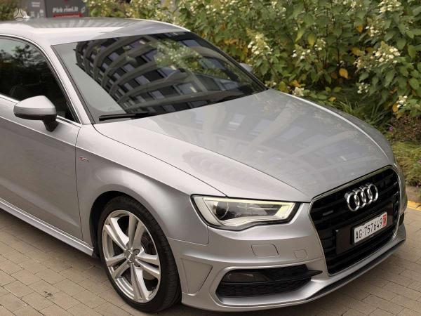 Grey Audi A3 2015 in Vilnius, with an engine capacity of 1.97 L and mileage of 285 thousand km for 9450 €, photo 11 on AUTOMOTO.COM.LV