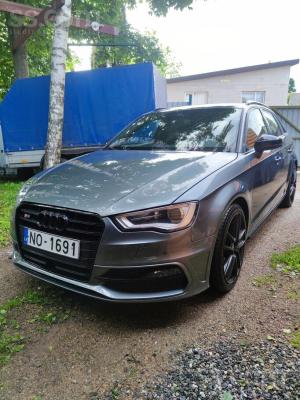 Grey Audi A3 2016 in Daugavpils, with an engine capacity of 2.00 L and mileage of 191 thousand km for 1400 €, photo 7 on AUTOMOTO.COM.LV