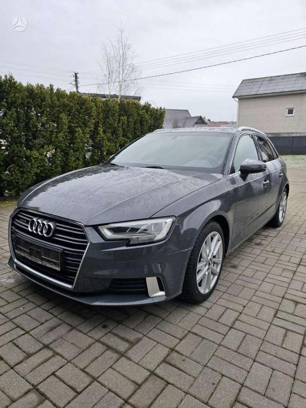 Pelēks Audi A3 2016 Panevēža, ar dzinēja tilpumu 1.97 L un nobraukumu 261 tūkst. km par 10499 €, foto 1 vietnē AUTOMOTO.COM.LV