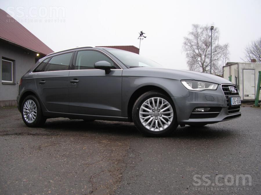 Grey Audi A3 2016 in Riga, with an engine capacity of 1.60 L and mileage of 0 thousand km for 11450 €, photo 1 on AUTOMOTO.COM.LV