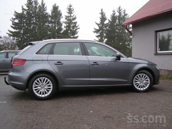 Grey Audi A3 2016 in Riga, with an engine capacity of 1.60 L and mileage of 0 thousand km for 11450 €, photo 3 on AUTOMOTO.COM.LV