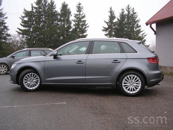 Grey Audi A3 2016 in Riga, with an engine capacity of 1.60 L and mileage of 0 thousand km for 11450 €, photo 4 on AUTOMOTO.COM.LV