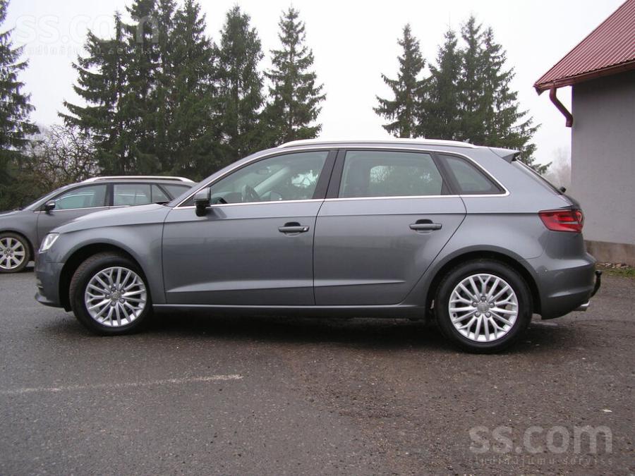 Grey Audi A3 2016 in Riga, with an engine capacity of 1.60 L and mileage of 0 thousand km for 11450 €, photo 4 on AUTOMOTO.COM.LV