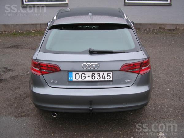 Grey Audi A3 2016 in Riga, with an engine capacity of 1.60 L and mileage of 0 thousand km for 11450 €, photo 6 on AUTOMOTO.COM.LV