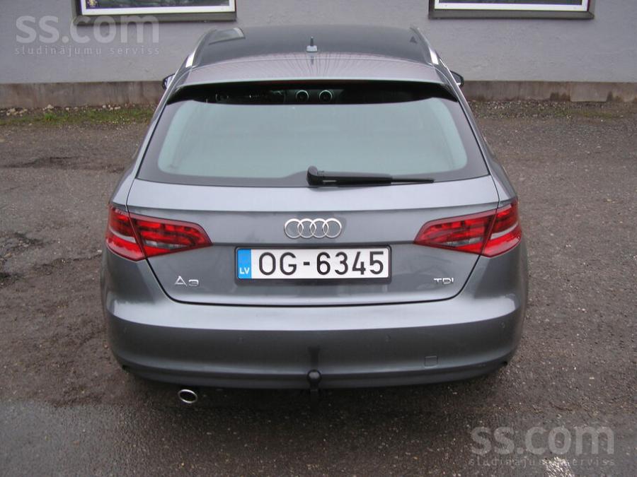 Grey Audi A3 2016 in Riga, with an engine capacity of 1.60 L and mileage of 0 thousand km for 11450 €, photo 6 on AUTOMOTO.COM.LV
