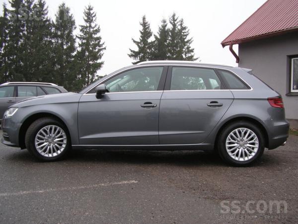 Grey Audi A3 2016 in Riga, with an engine capacity of 1.60 L and mileage of 0 thousand km for 11450 €, photo 8 on AUTOMOTO.COM.LV