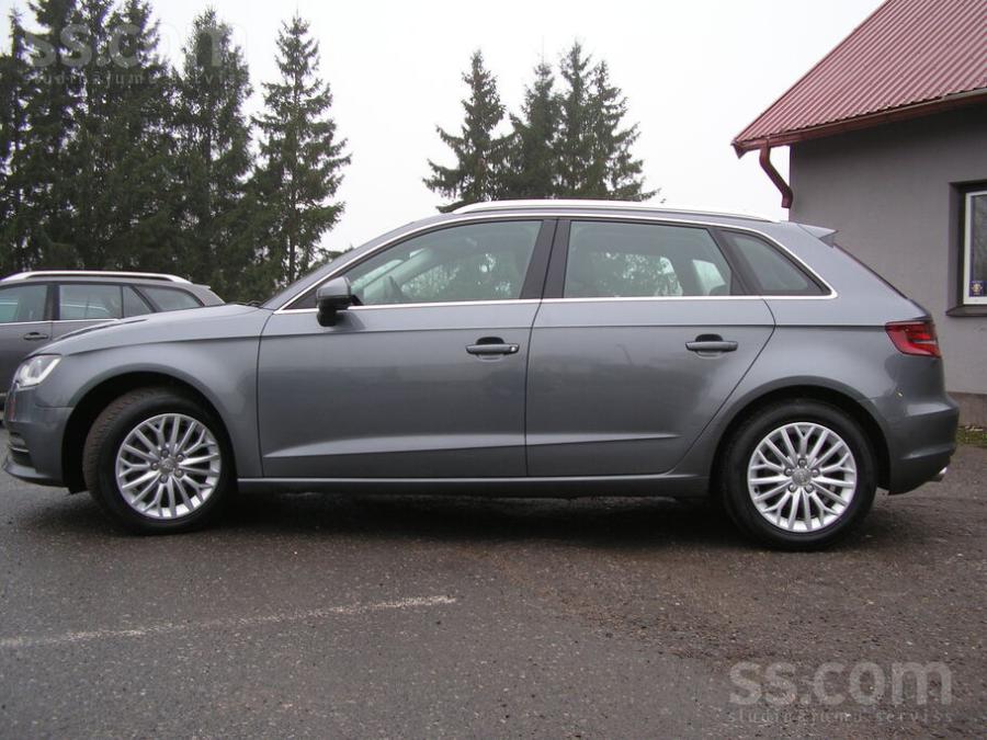 Grey Audi A3 2016 in Riga, with an engine capacity of 1.60 L and mileage of 0 thousand km for 11450 €, photo 8 on AUTOMOTO.COM.LV