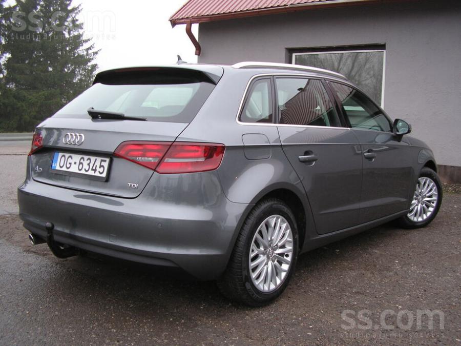 Grey Audi A3 2016 in Riga, with an engine capacity of 1.60 L and mileage of 0 thousand km for 11450 €, photo 10 on AUTOMOTO.COM.LV