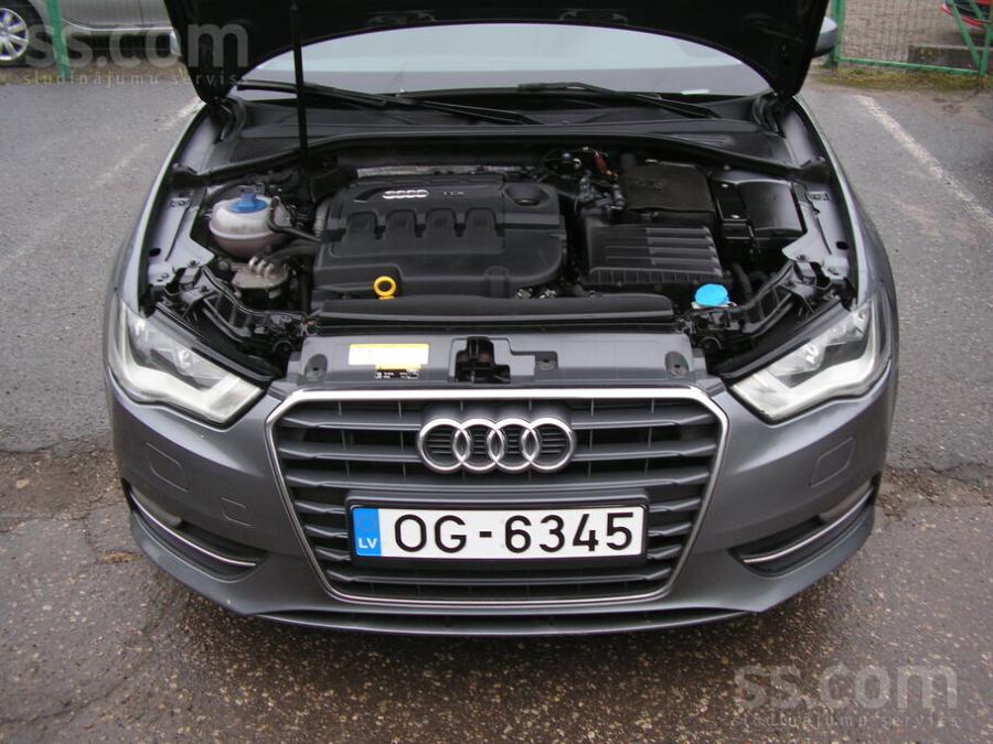 Grey Audi A3 2016 in Riga, with an engine capacity of 1.60 L and mileage of 0 thousand km for 11450 €, photo 24 on AUTOMOTO.COM.LV