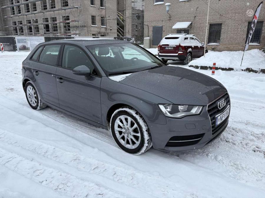 Grey Audi A3 2016 in Kaunas, with an engine capacity of 1.60 L and mileage of 267 thousand km for 8350 €, photo 2 on AUTOMOTO.COM.LV
