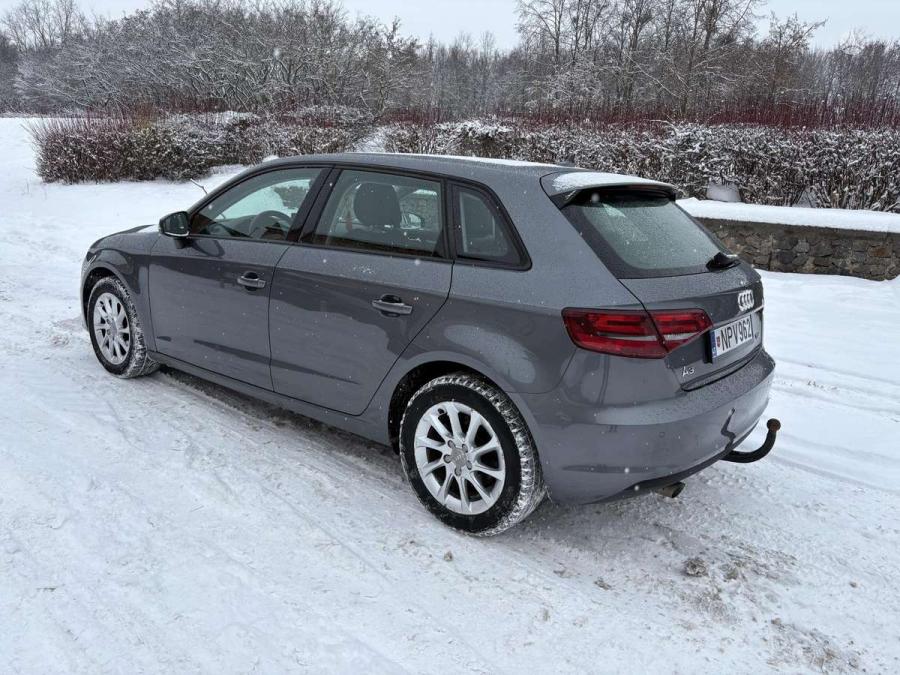 Grey Audi A3 2016 in Kaunas, with an engine capacity of 1.60 L and mileage of 267 thousand km for 8350 €, photo 3 on AUTOMOTO.COM.LV