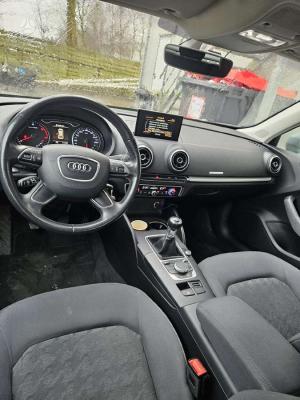 Grey Audi A3 2016 in Panevezys, with an engine capacity of 1.60 L and mileage of 252 thousand km for 7999 €, photo 10 on AUTOMOTO.COM.LV