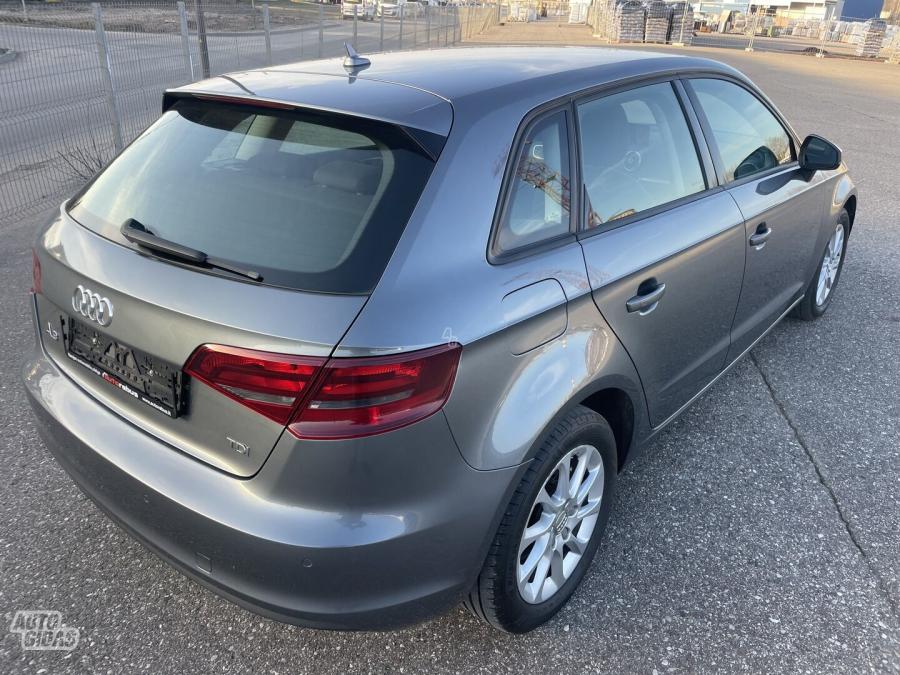 Pelēks Audi A3 2016 Kauņa, ar dzinēja tilpumu 1.60 L un nobraukumu 248 tūkst. km par 8900 €, foto 3 vietnē AUTOMOTO.COM.LV