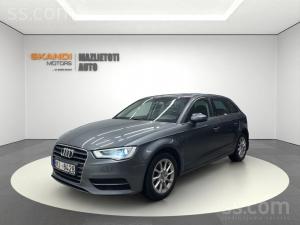 Grey Audi A3 2016 in Riga, with an engine capacity of 2.00 L and mileage of 213 thousand km for 10490 €, photo  on AUTOMOTO.COM.LV