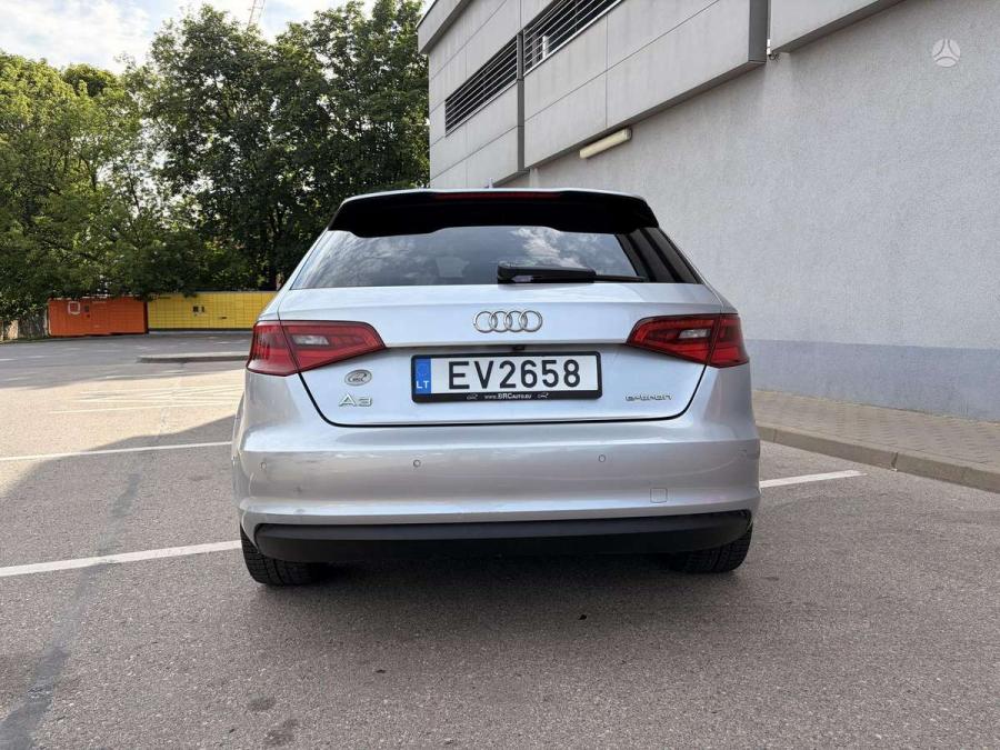 Grey Audi A3 2016 in Vilnius, with an engine capacity of 1.40 L and mileage of 89 thousand km for 13300 €, photo 5 on AUTOMOTO.COM.LV