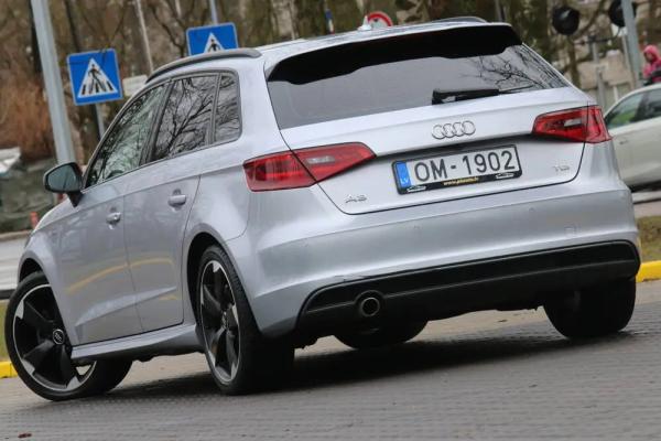 Grey Audi A3 2016 in Riga, with an engine capacity of 1.60 L and mileage of 252 thousand km for 10490 €, photo 4 on AUTOMOTO.COM.LV