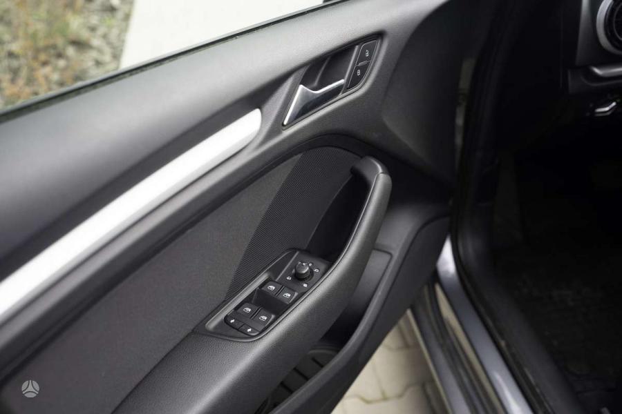 Grey Audi A3 2016 in Vilnius, with an engine capacity of 1.60 L and mileage of 89 thousand km for 12500 €, photo 29 on AUTOMOTO.COM.LV