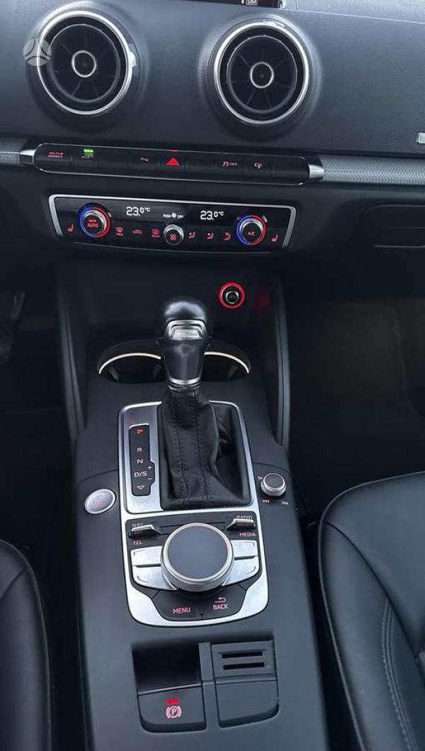 Grey Audi A3 2016 in Kaunas, with an engine capacity of 1.40 L and mileage of 85 thousand km for 11500 €, photo 9 on AUTOMOTO.COM.LV