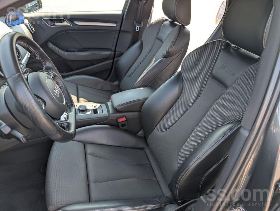 Pelēks Audi A3 2016 Rīga, ar dzinēja tilpumu 1.40 L un nobraukumu 246 tūkst. km par 10700 €, foto 11 vietnē AUTOMOTO.COM.LV