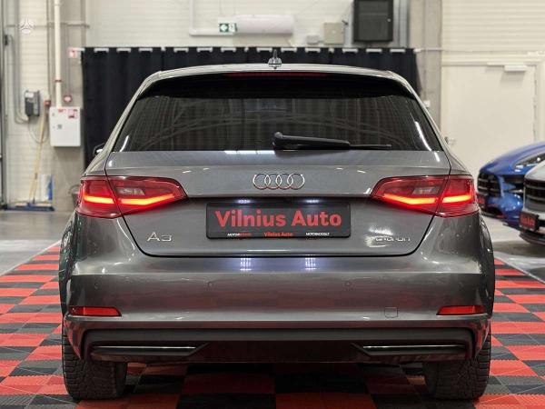 Grey Audi A3 2016 in Vilnius, with an engine capacity of 1.40 L and mileage of 121 thousand km for 9390 €, photo 5 on AUTOMOTO.COM.LV