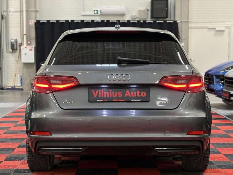 Pelēks Audi A3 2016 Viļņa, ar dzinēja tilpumu 1.40 L un nobraukumu 121 tūkst. km par 9390 €, foto 6 vietnē AUTOMOTO.COM.LV