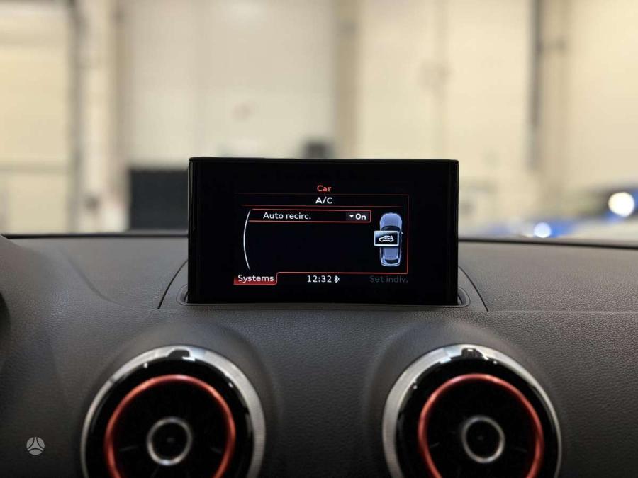 Pelēks Audi A3 2016 Viļņa, ar dzinēja tilpumu 1.40 L un nobraukumu 121 tūkst. km par 9390 €, foto 28 vietnē AUTOMOTO.COM.LV