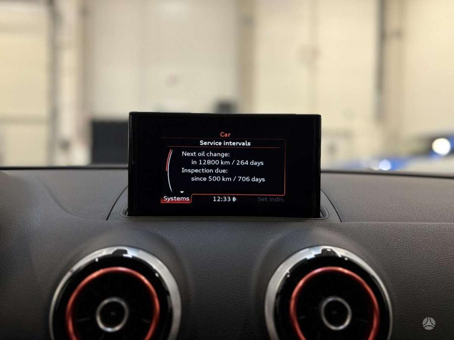 Pelēks Audi A3 2016 Viļņa, ar dzinēja tilpumu 1.40 L un nobraukumu 121 tūkst. km par 9390 €, foto 29 vietnē AUTOMOTO.COM.LV