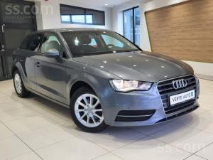 Grey Audi A3 2016 in Riga, with an engine capacity of 2.00 L and mileage of 229 thousand km for 11290 €, photo  on AUTOMOTO.COM.LV