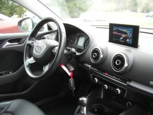 Grey Audi A3 2016 in Sigulda, with an engine capacity of 1.60 L and mileage of 211 thousand km for 10650 €, photo 25 on AUTOMOTO.COM.LV