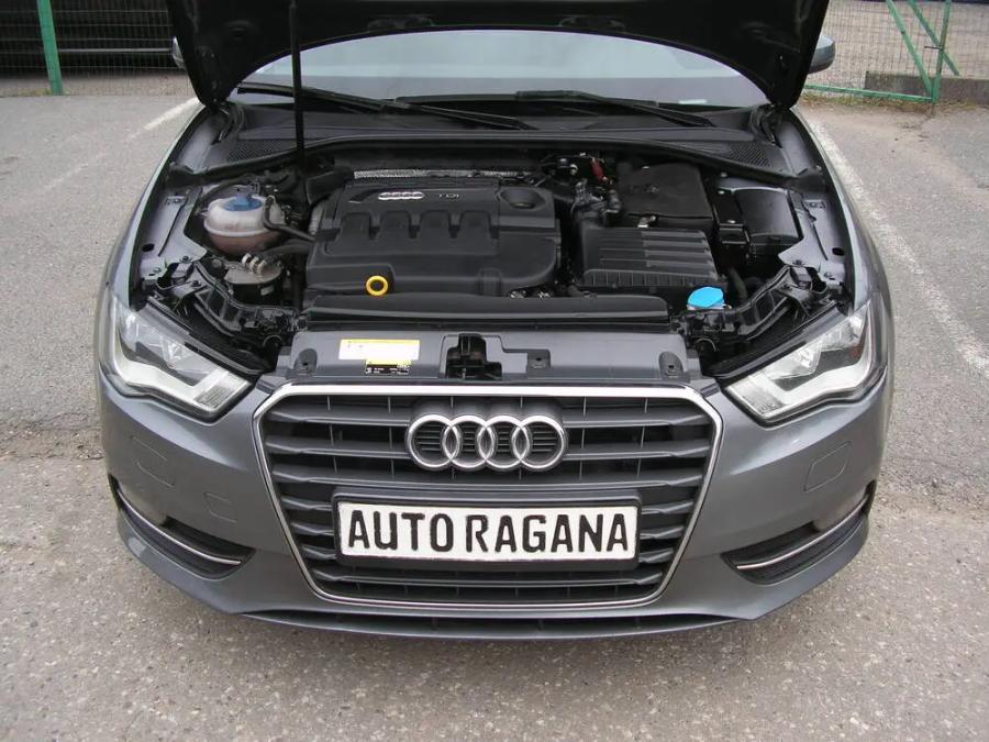 Grey Audi A3 2016 in Sigulda, with an engine capacity of 1.60 L and mileage of 211 thousand km for 10650 €, photo 27 on AUTOMOTO.COM.LV