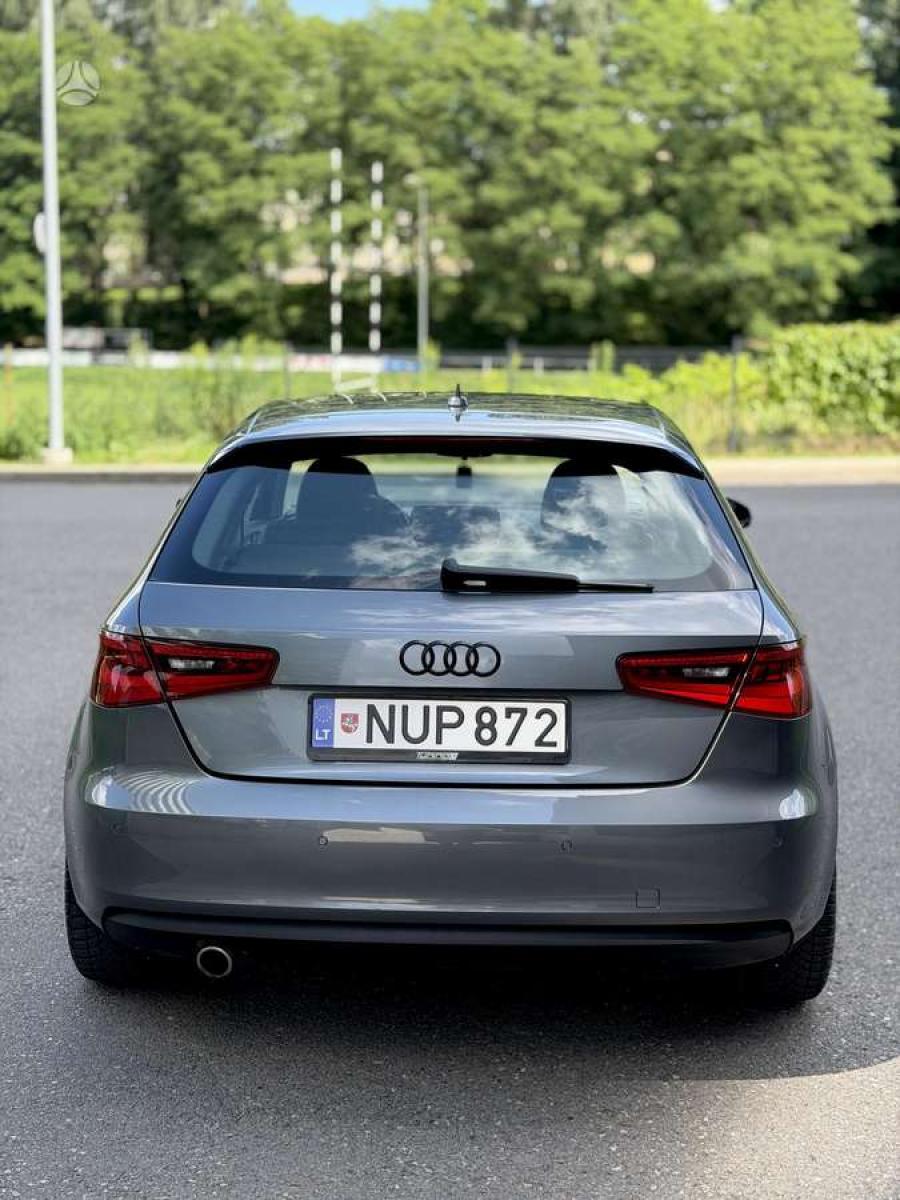 Pelēks Audi A3 2016 Viļņa, ar dzinēja tilpumu 1.60 L un nobraukumu 265 tūkst. km par 7500 €, foto 6 vietnē AUTOMOTO.COM.LV