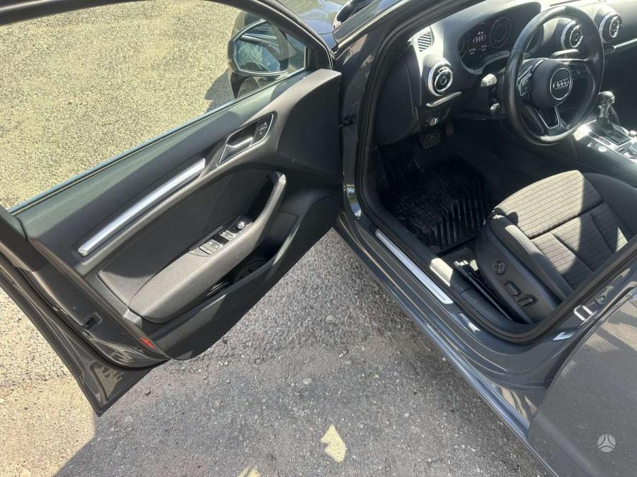 Grey Audi A3 2016 in Kaunas, with an engine capacity of 1.97 L and mileage of 218 thousand km for 13500 €, photo 13 on AUTOMOTO.COM.LV