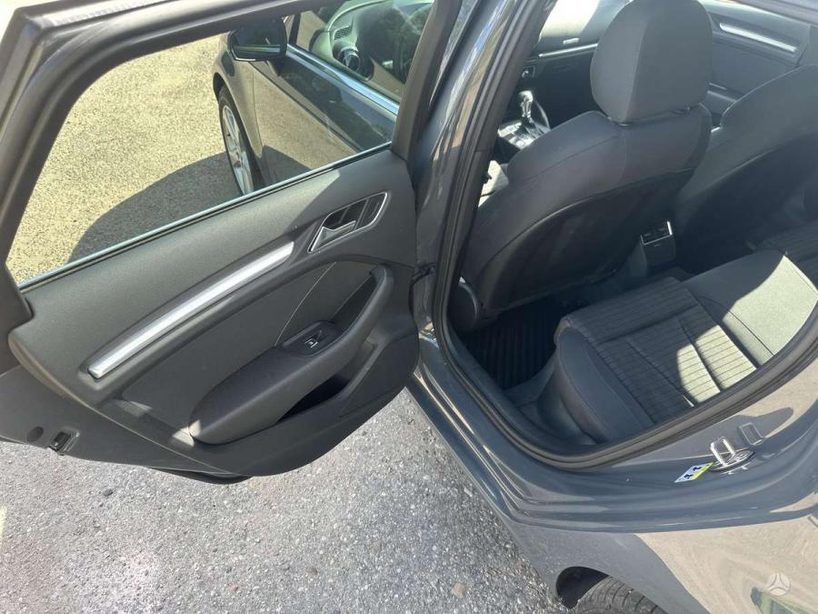 Grey Audi A3 2016 in Kaunas, with an engine capacity of 1.97 L and mileage of 218 thousand km for 13500 €, photo 17 on AUTOMOTO.COM.LV