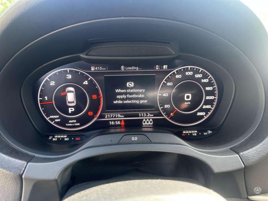 Grey Audi A3 2016 in Kaunas, with an engine capacity of 1.97 L and mileage of 218 thousand km for 13500 €, photo 22 on AUTOMOTO.COM.LV