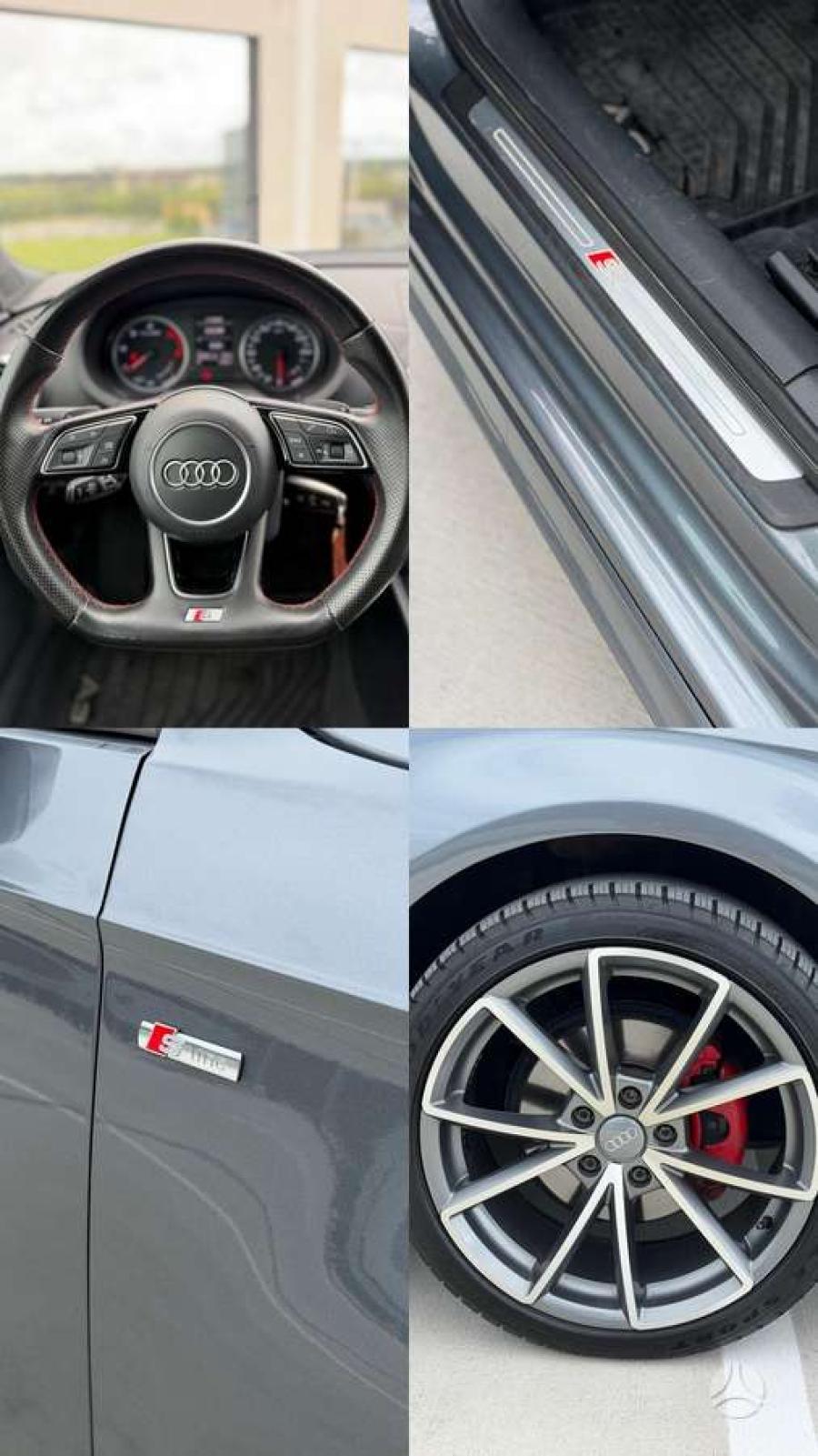 Pelēks Audi A3 2016 Viļņa, ar dzinēja tilpumu 1.97 L un nobraukumu 201 tūkst. km par 12000 €, foto 11 vietnē AUTOMOTO.COM.LV
