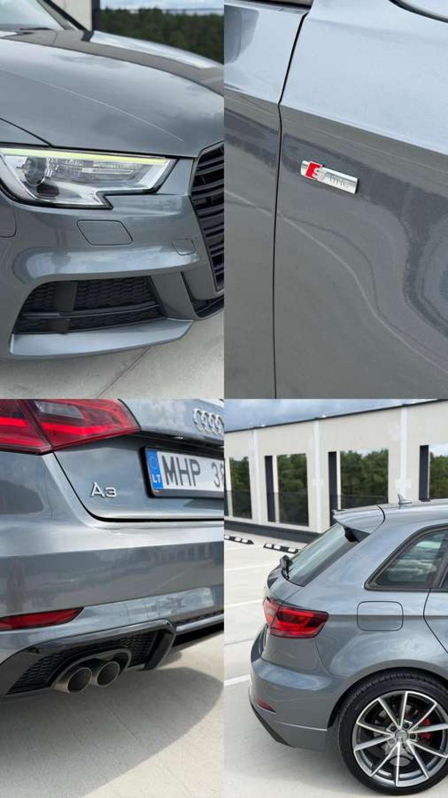 Pelēks Audi A3 2016 Viļņa, ar dzinēja tilpumu 1.97 L un nobraukumu 201 tūkst. km par 12000 €, foto 14 vietnē AUTOMOTO.COM.LV