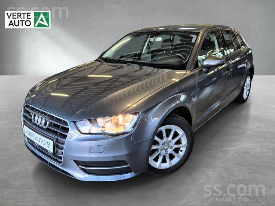 Grey Audi A3 2016 in Riga, with an engine capacity of 2.00 L and mileage of 229 thousand km for 10490 €, photo 1 on AUTOMOTO.COM.LV